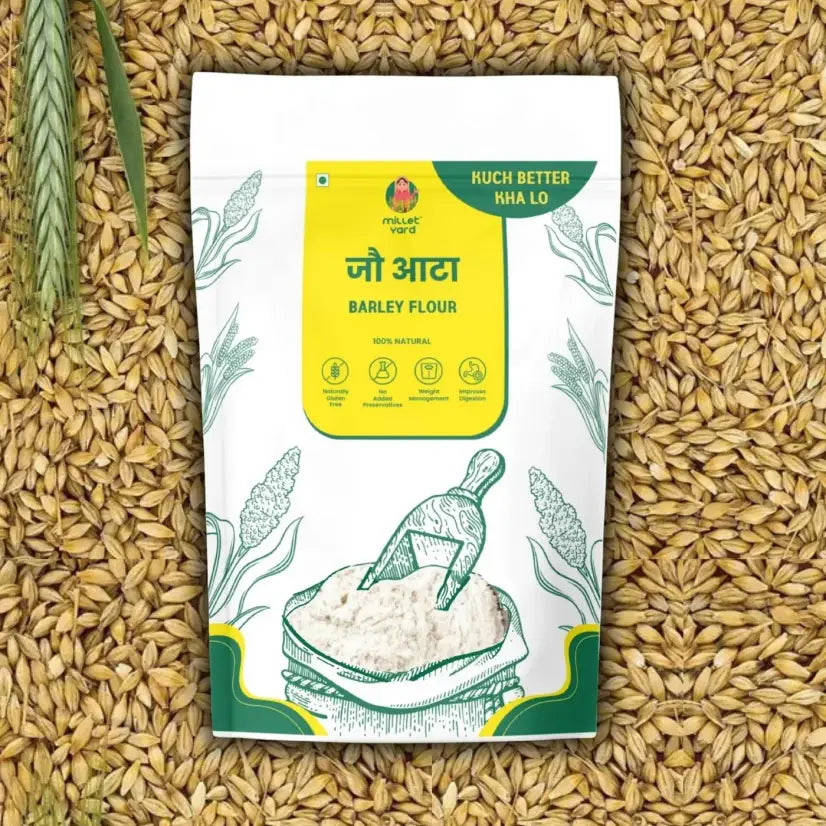Jau Flour – High Fiber, Heart-Healthy Barley Atta – Millet Yard
